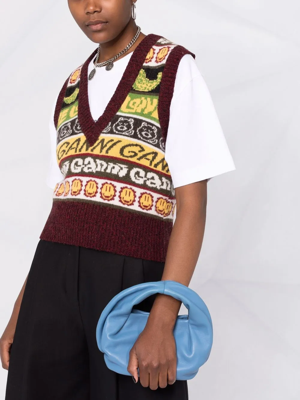 GANNI knit vest top schoolsuganda.com