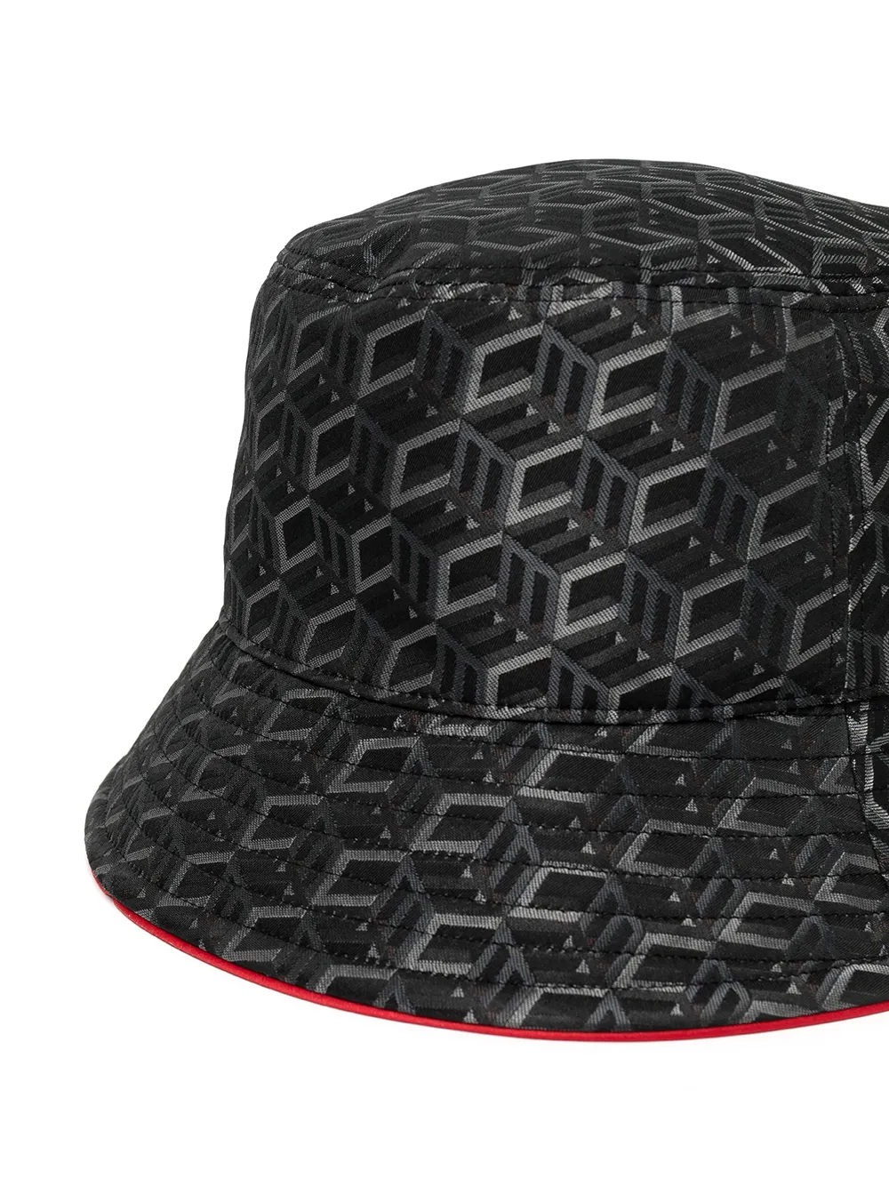 Mcm Bucket Hat In Cubic Monogram Jacquard In Grey | ModeSens