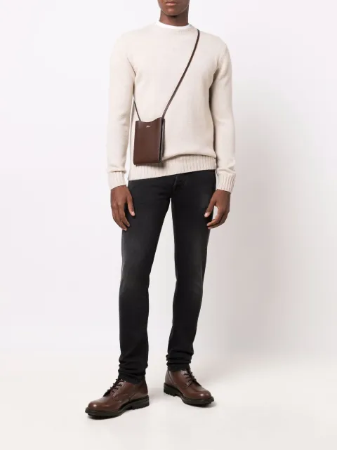 Shop Dell'oglio crew neck cashmere jumper with Express Delivery - FARFETCH