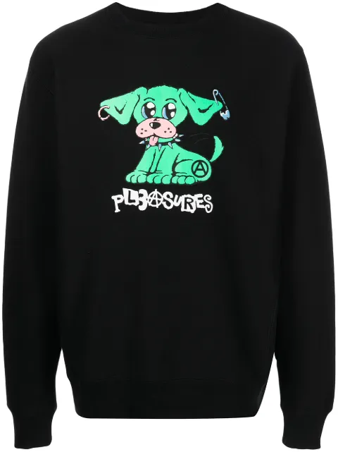 Pleasures graphic-print Crew Neck Sweatshirt - Farfetch