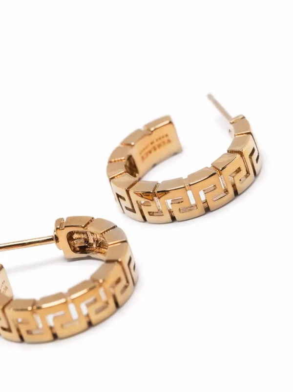 Versace hoop earrings store