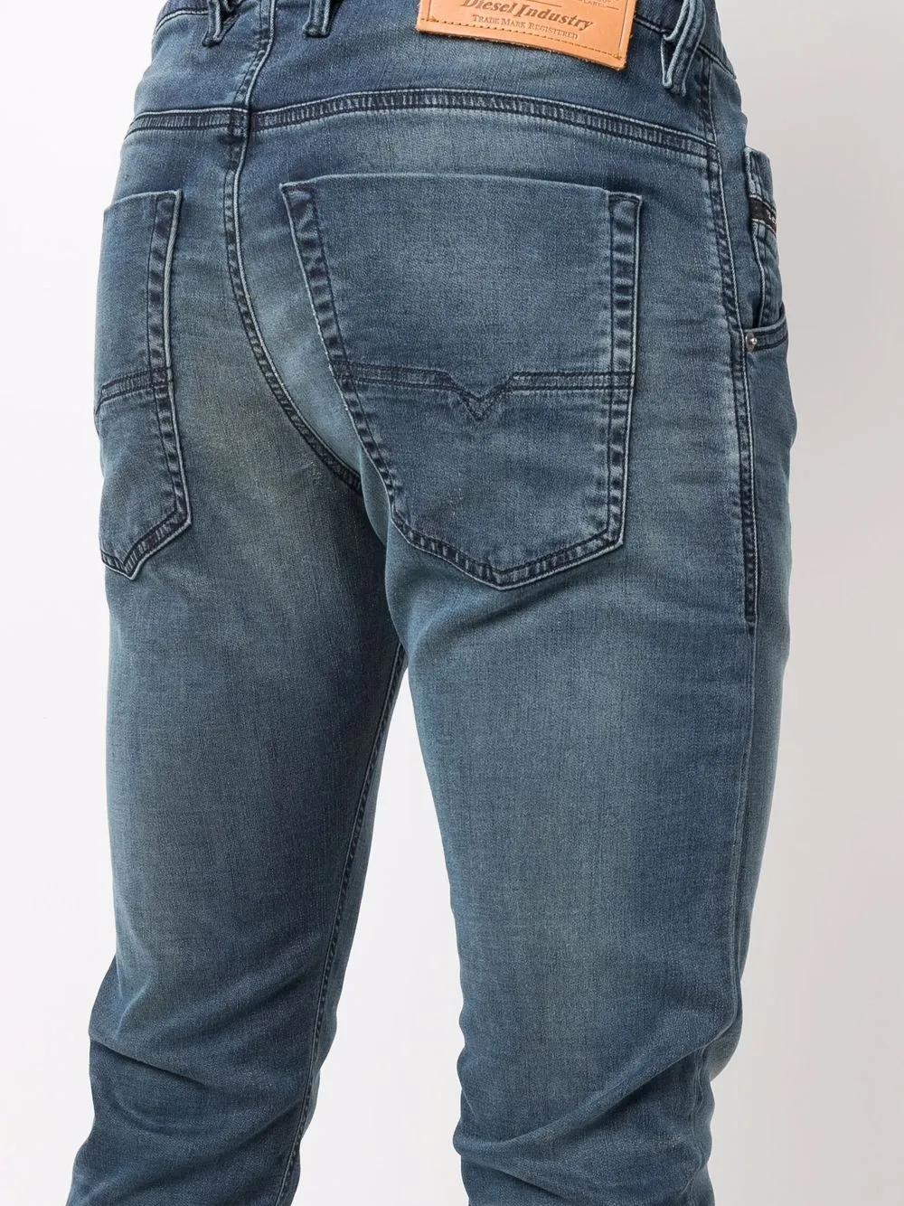 Diesel Krooley Drawstring Tapered Jeans In 01 | ModeSens