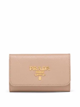Prada Saffiano Leather Key Case - Farfetch