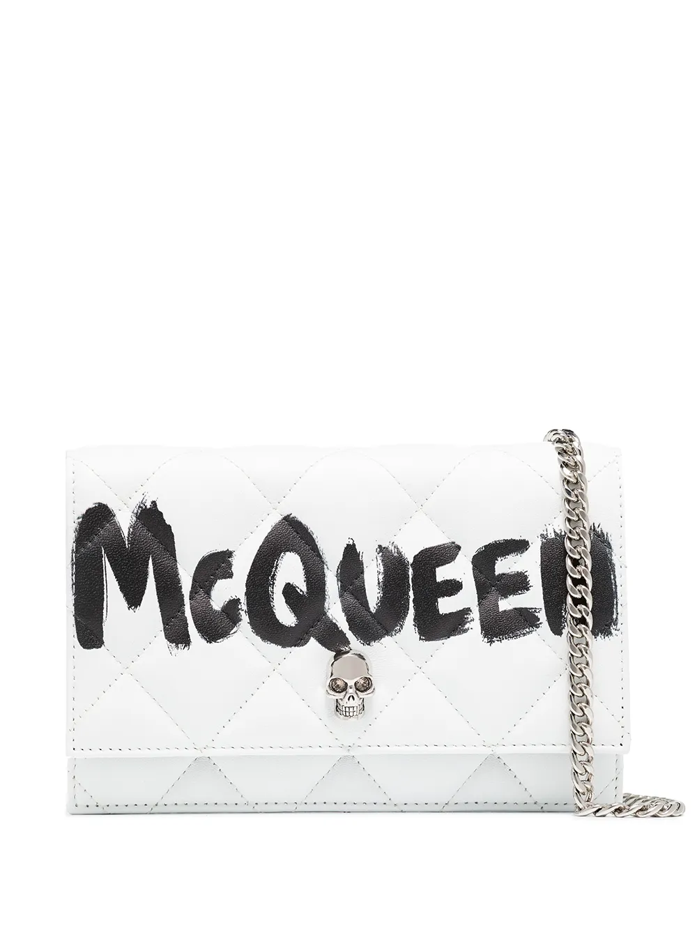 Alexander McQueen Logo print Shoulder Bag Farfetch