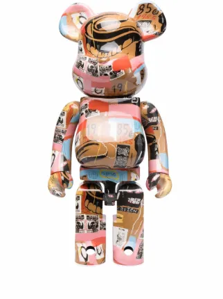 MEDICOM TOY Andy Warhol x Jean Michel Basquiat BE@RBRICK Figuren-Set ...