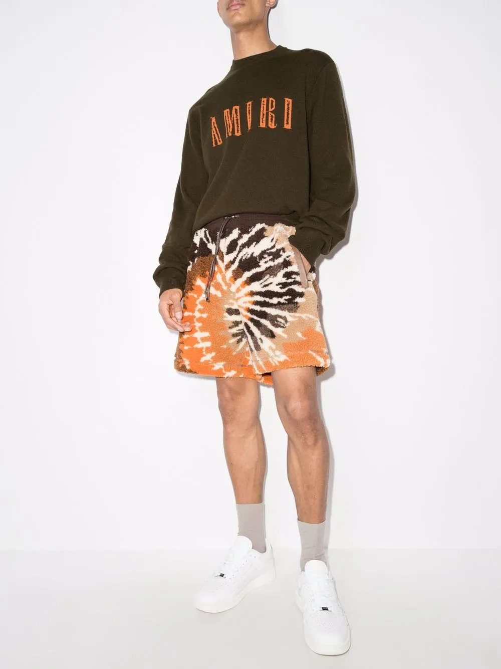 AMIRI cutaway-logo Cashmere Jumper - Farfetch