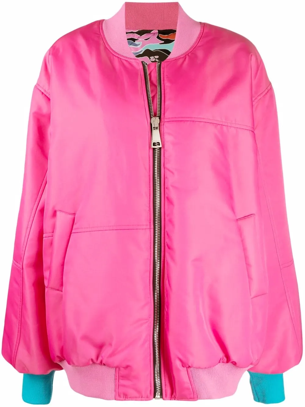 Vergleichen Sie Khrisjoy Vadderad Jacka I Oversize modell Rosa