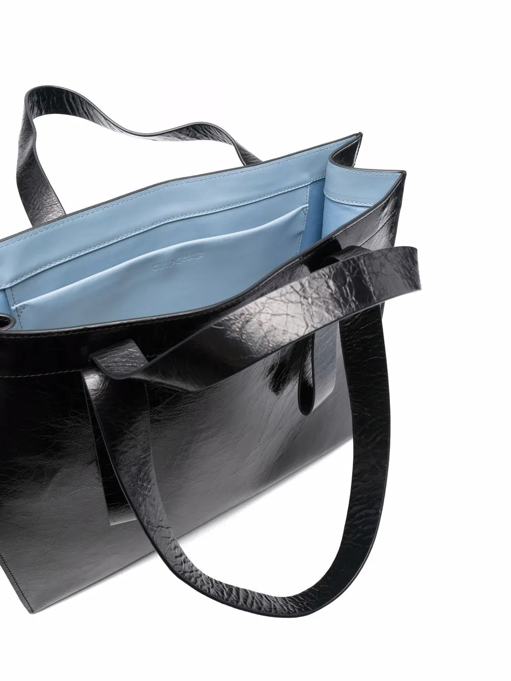 Camperlab Spandalones Leather Shoulder Bag In Black | ModeSens