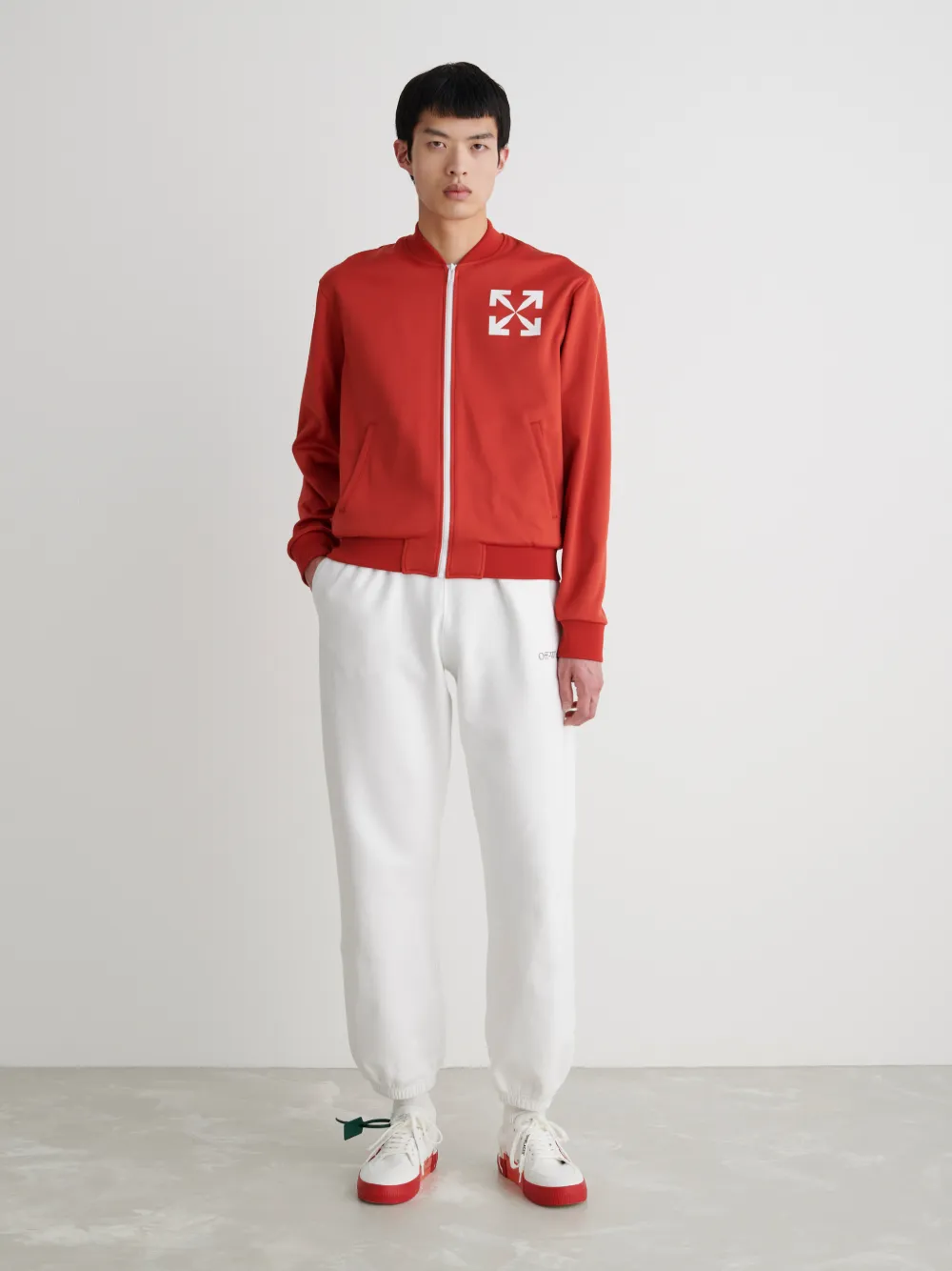 SINGLE ARROW SLIM TRACKTOP | Off-White™ Official Site