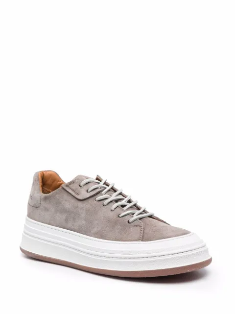 Buttero Panelled low-top Suede Sneakers - Farfetch