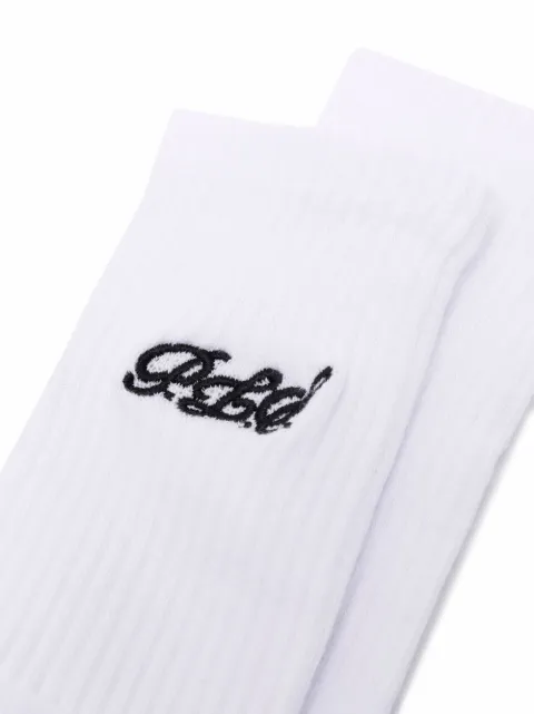 Philosophy Di Lorenzo Serafini embroidered-logo Ribbed Socks - Farfetch