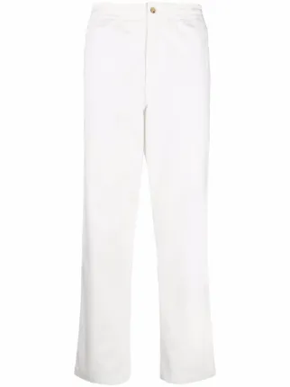 Polo Ralph Lauren logo-embroidered Chinos | White | FARFETCH UK