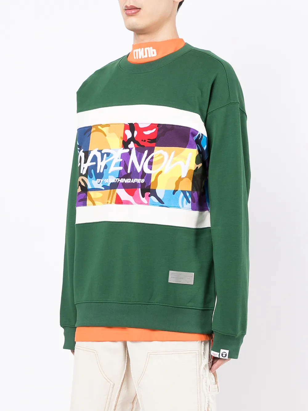 AAPE BY *A BATHING APE® logo-print Jumper - Farfetch