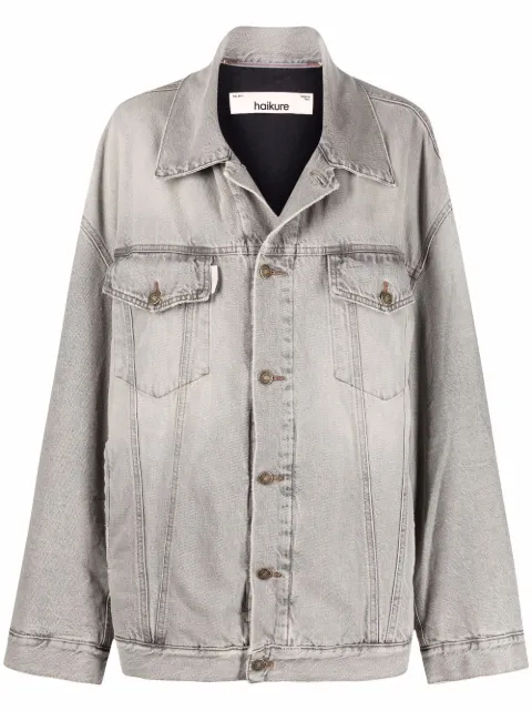 Haikure Faded Denim Jacket - Farfetch