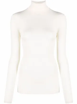 Hanro fine-knit polo-neck Jumper | White | FARFETCH