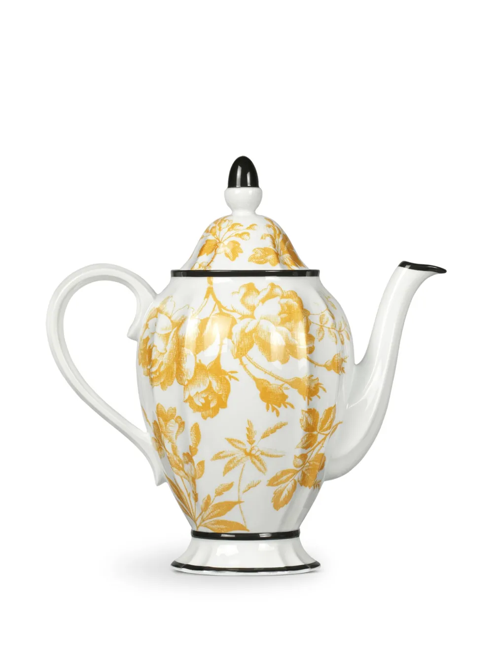 Gucci botanical-print Coffee Pot | White | FARFETCH
