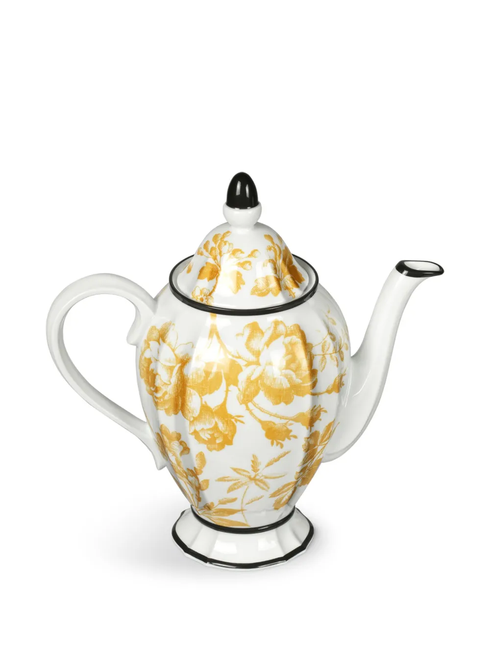 Gucci botanical-print Coffee Pot | White | FARFETCH