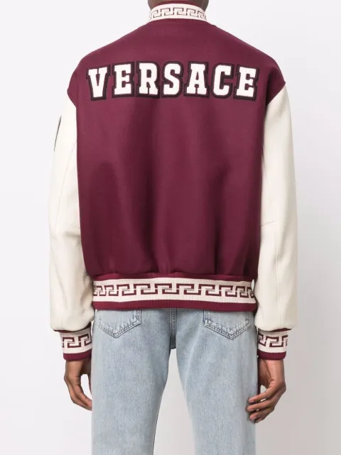 Versace retro-style Varsity Jacket - Farfetch
