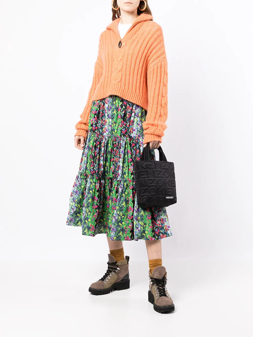 Kenzo logo-monogram Tote Bag - Farfetch