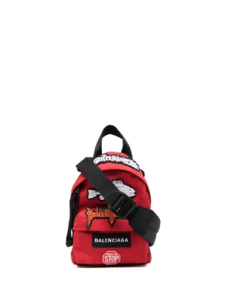 Balenciaga logo-patch zip-up Backpack - Farfetch