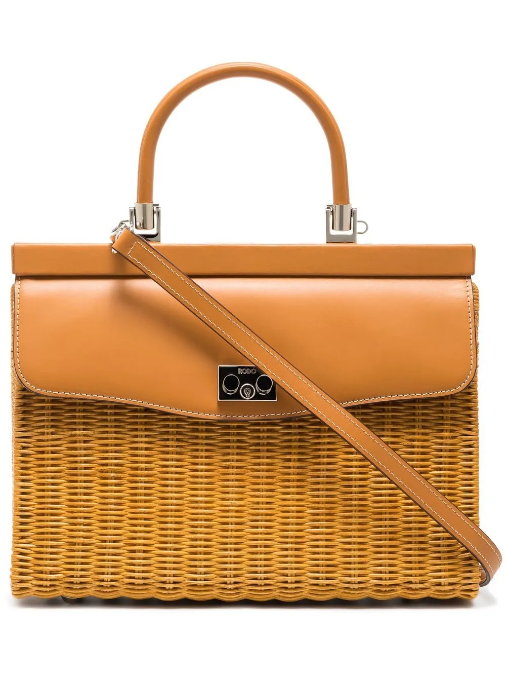 Rodo Medium Willow Paris Top-handle Bag In Brown | ModeSens