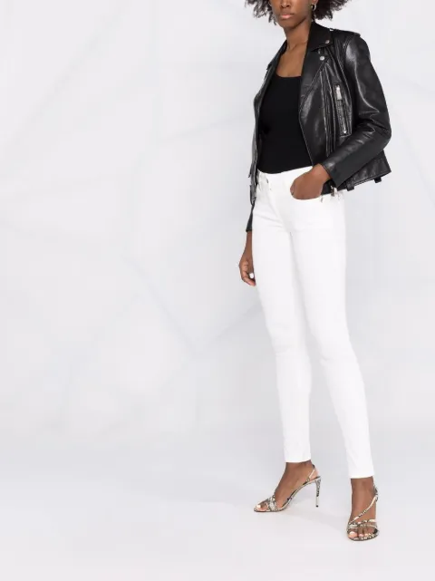 Patrizia Pepe Skinny Cropped Jeans - Farfetch