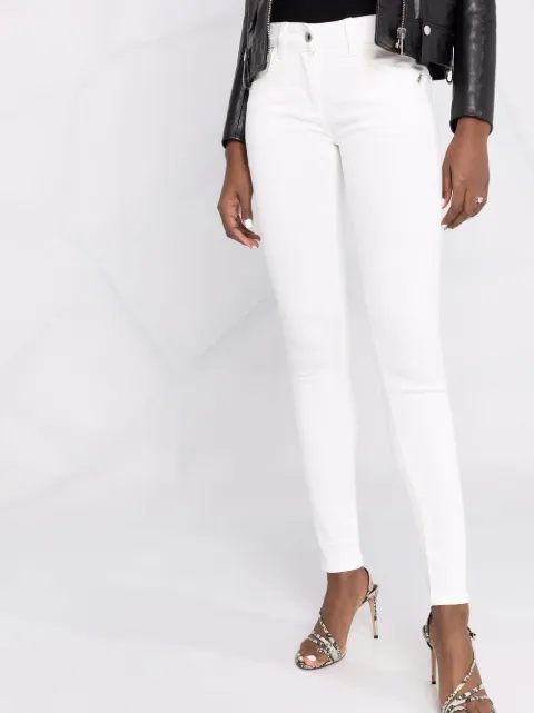Patrizia Pepe Skinny Cropped Jeans - Farfetch