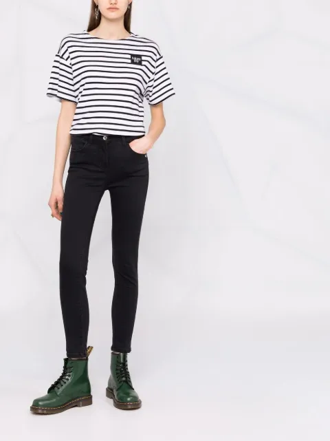 Shop Patrizia Pepe skinny cropped jeans with Express Delivery - FARFETCH