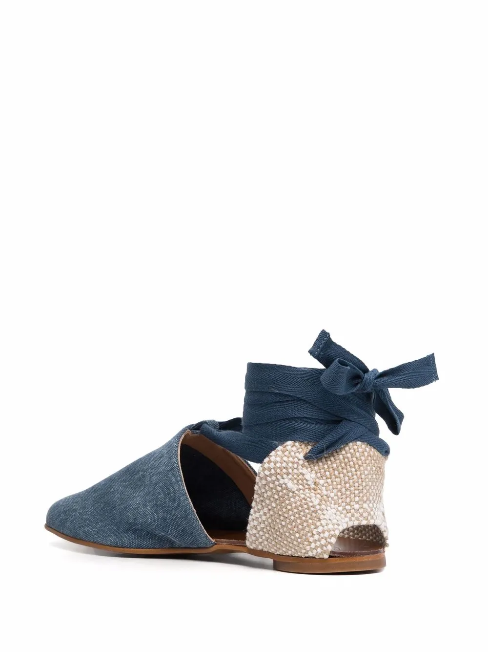 Castañer tie-detail ballerina shoes - FARFETCH