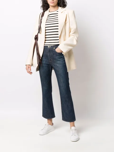 Tu Es Mon Tresor Bootcut Cropped Jeans - Farfetch