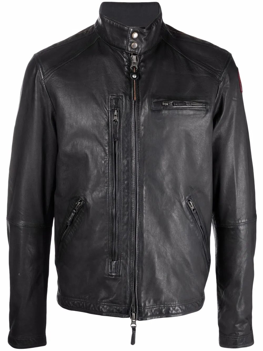 Parajumpers zip-up leather jacket | Smart Closet