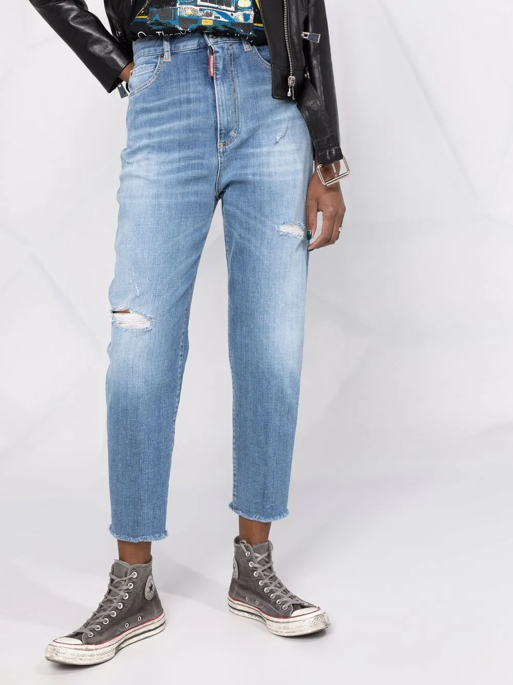 Dsquared2 ripped-detail denim jeans | Smart Closet