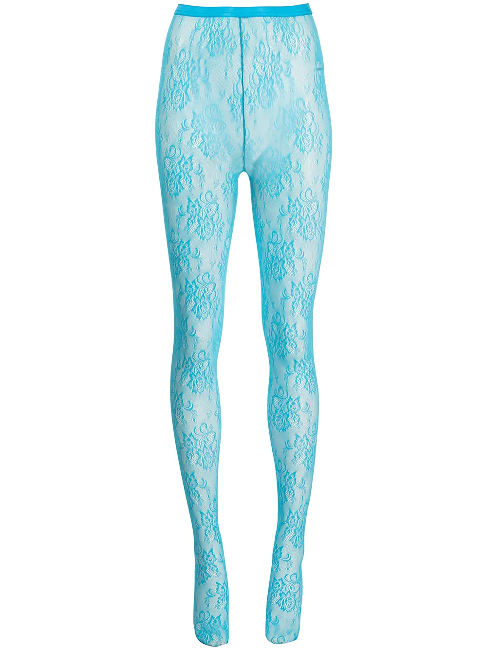 Undercover Floral Jacquard Sheer Leggings Farfetch