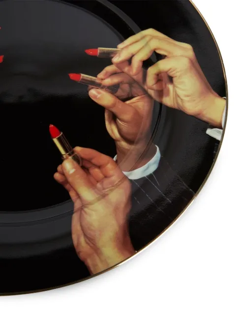 Seletti Lipsticks Porcelain Dinner Plate - Farfetch