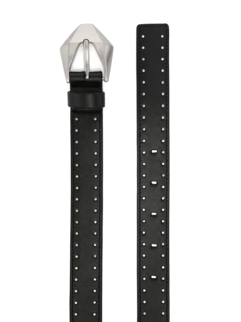 PORTS 1961 Studded Leather Buckle Belt - Farfetch