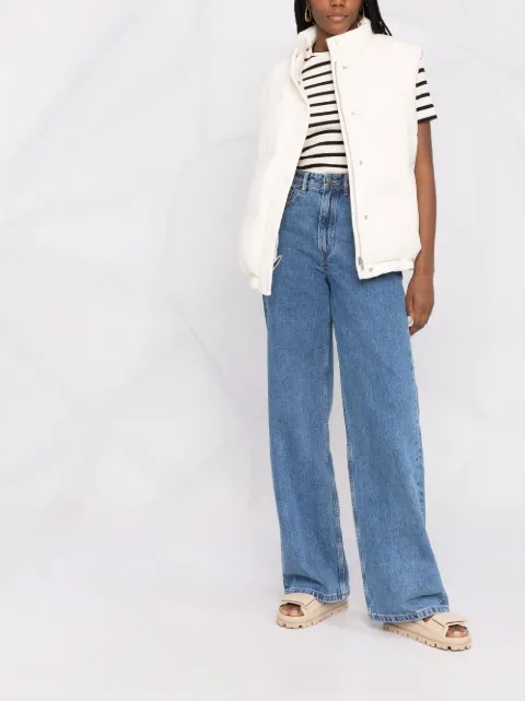 12 STOREEZ wide-leg high-rise Jeans - Farfetch