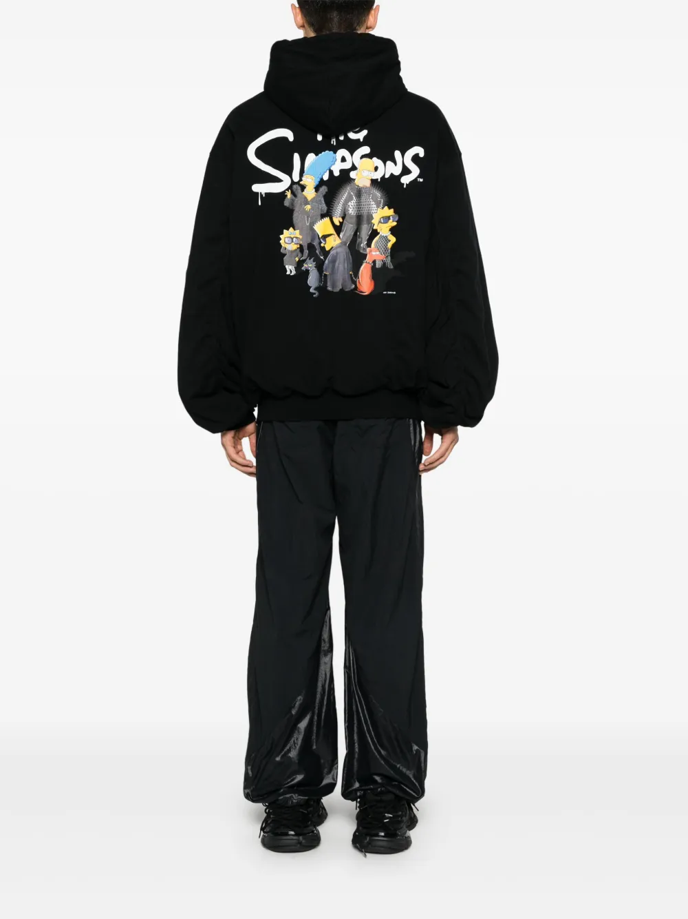 Balenciaga x The Simpsons logo-print Hooded Jacket - Farfetch