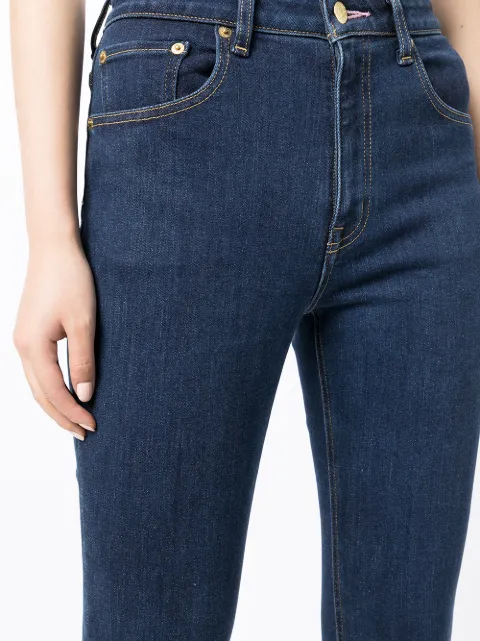 Tu Es Mon Tresor The Rose Quartz mid-rise Cropped Skinny Jeans - Farfetch
