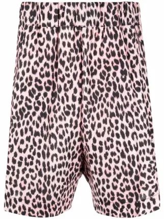 Laneus leopard-print Shorts - Farfetch