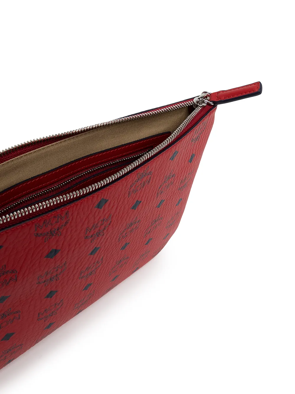 Mcm Medium Pouch-pocket Crossbody Bag In Red | ModeSens