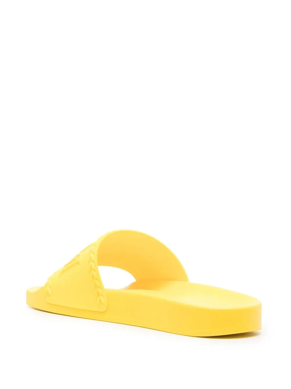 Mcm Debossed-logo Pool Slides In Yellow | ModeSens