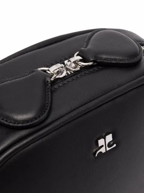 Courrèges black top-handle camera bag for women | 122GSA006CR0010 at ...