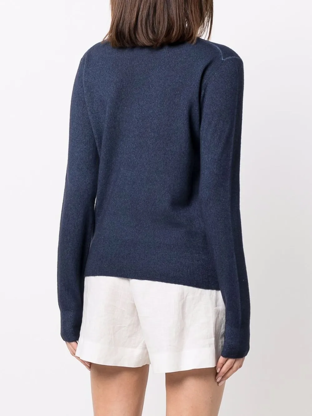 Malo V-neck cashmere-blend Jumper | Blue | FARFETCH