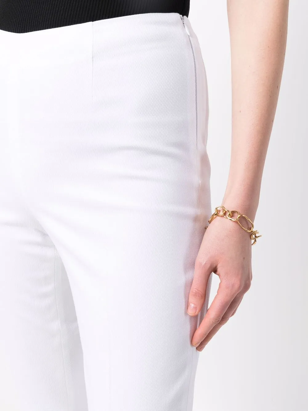 Shop Peserico skinny-cropped trousers with Express Delivery - FARFETCH