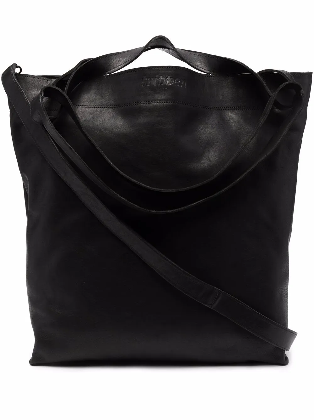 Trippen polished-finish Tote Bag - Farfetch