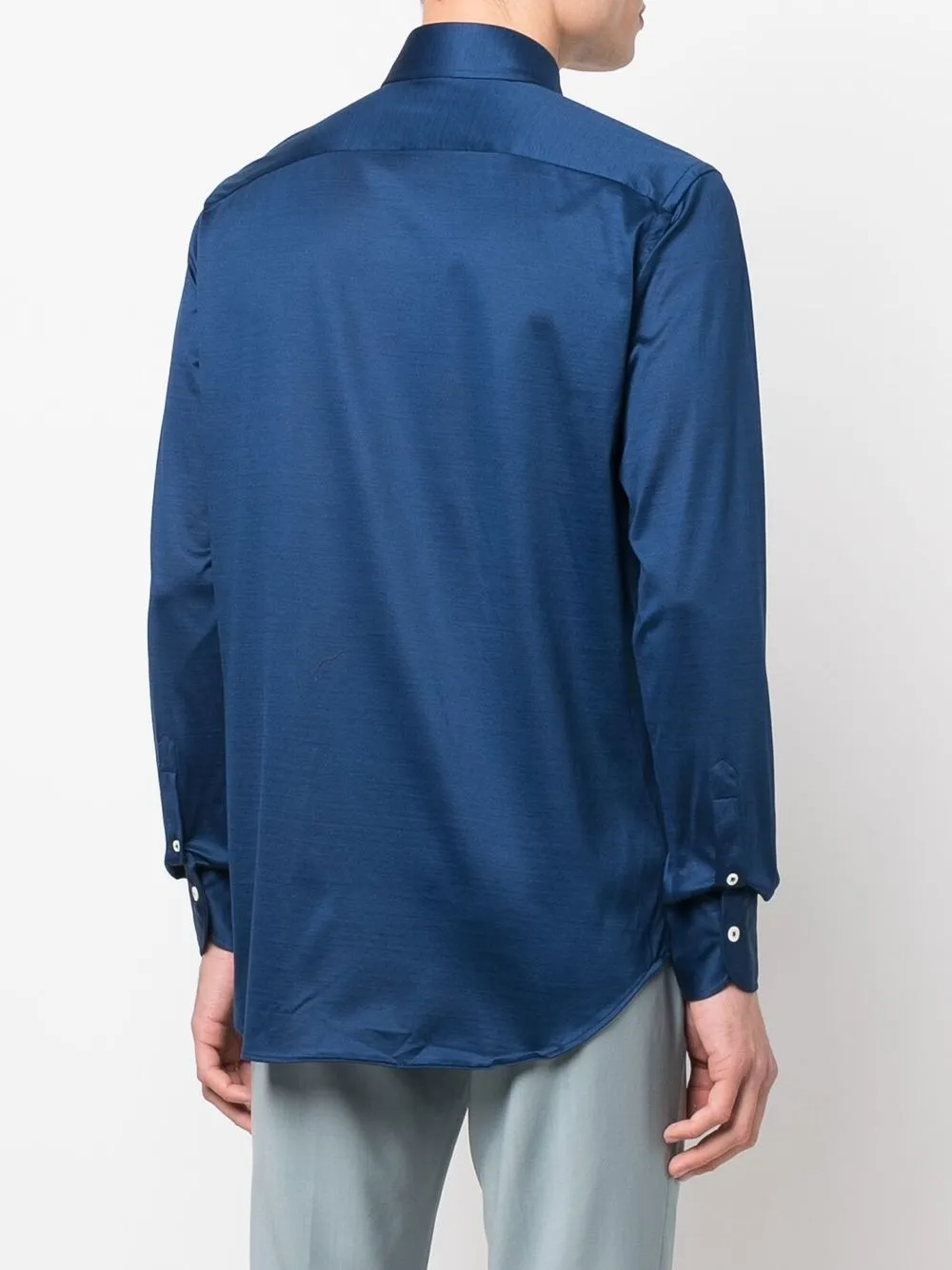 Canali Camisa Met lica Com Colarinho Franc s Farfetch canali-camisa-met-lica-com-colarinho-franc-s-farfetch