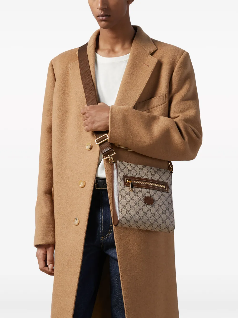 Gucci GG Supreme Messenger Bag - Farfetch