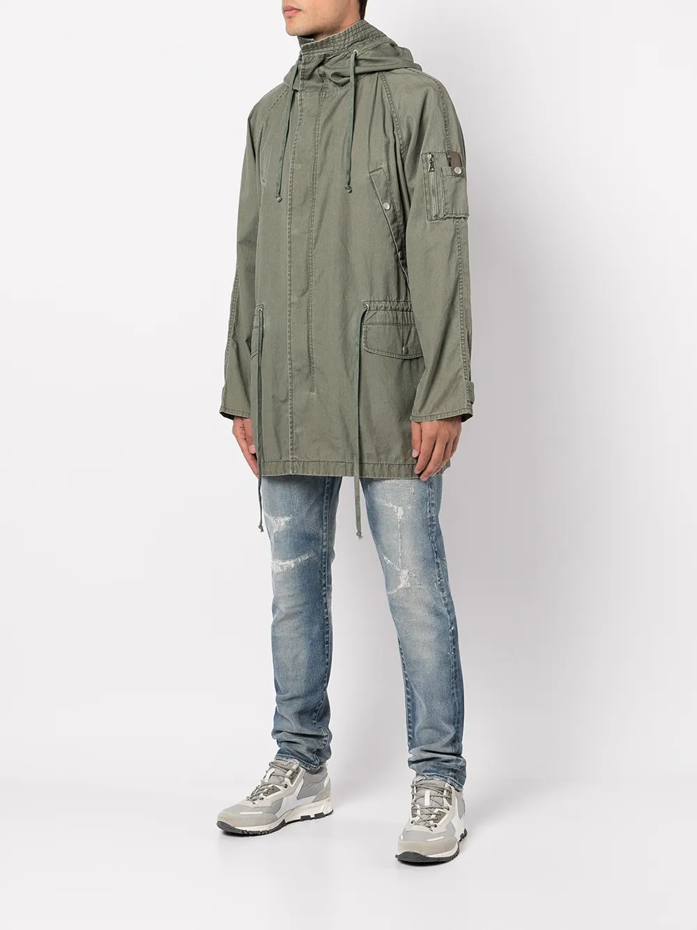John Elliott cotton poplin Frame II parka | Smart Closet