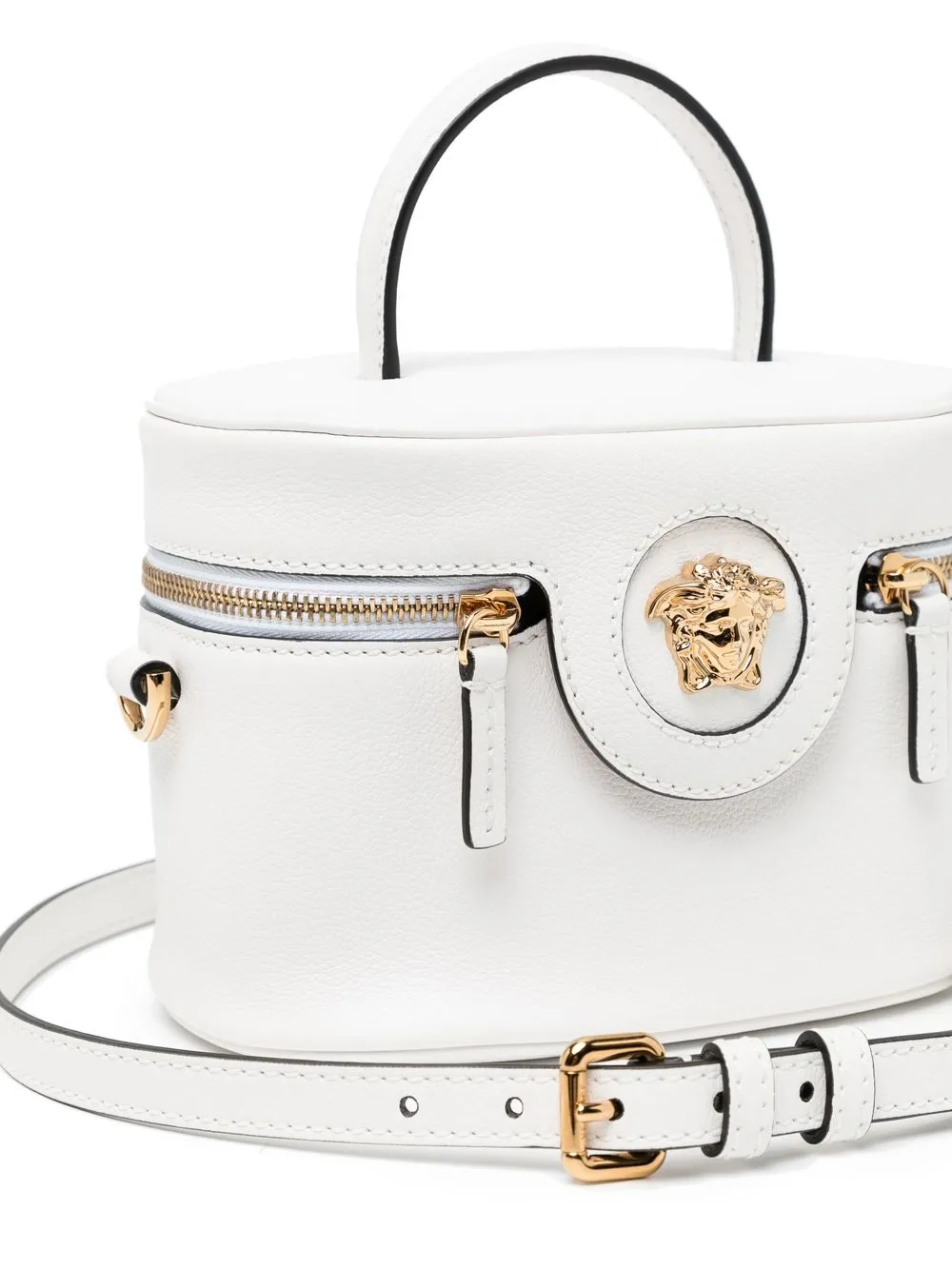 Versace La Medusa Mini Bag In White | ModeSens