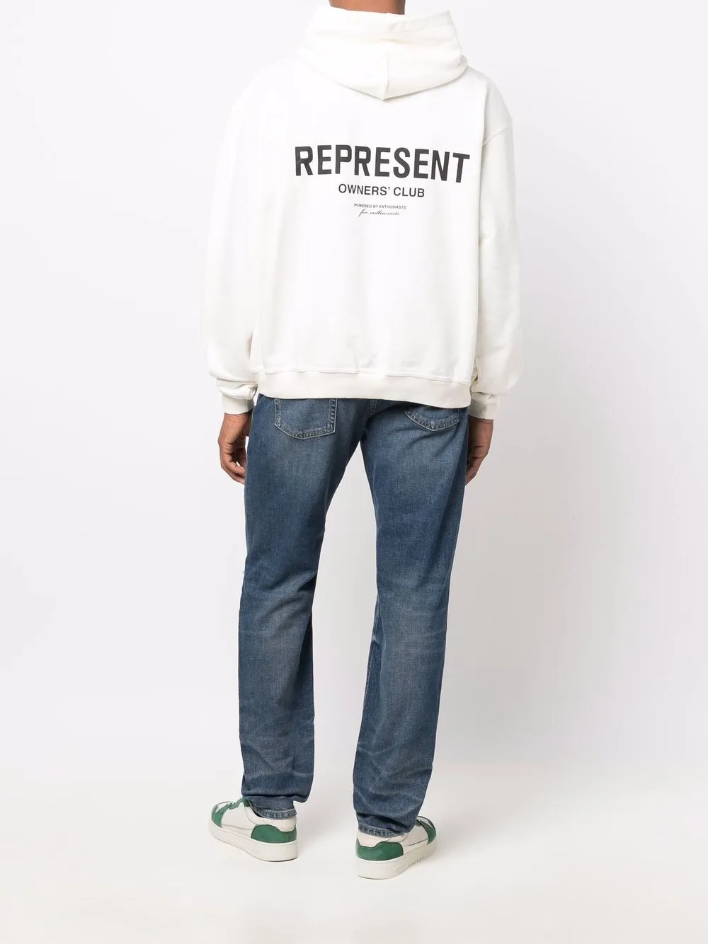 Represent Logo Pullover Hoodie - Farfetch
